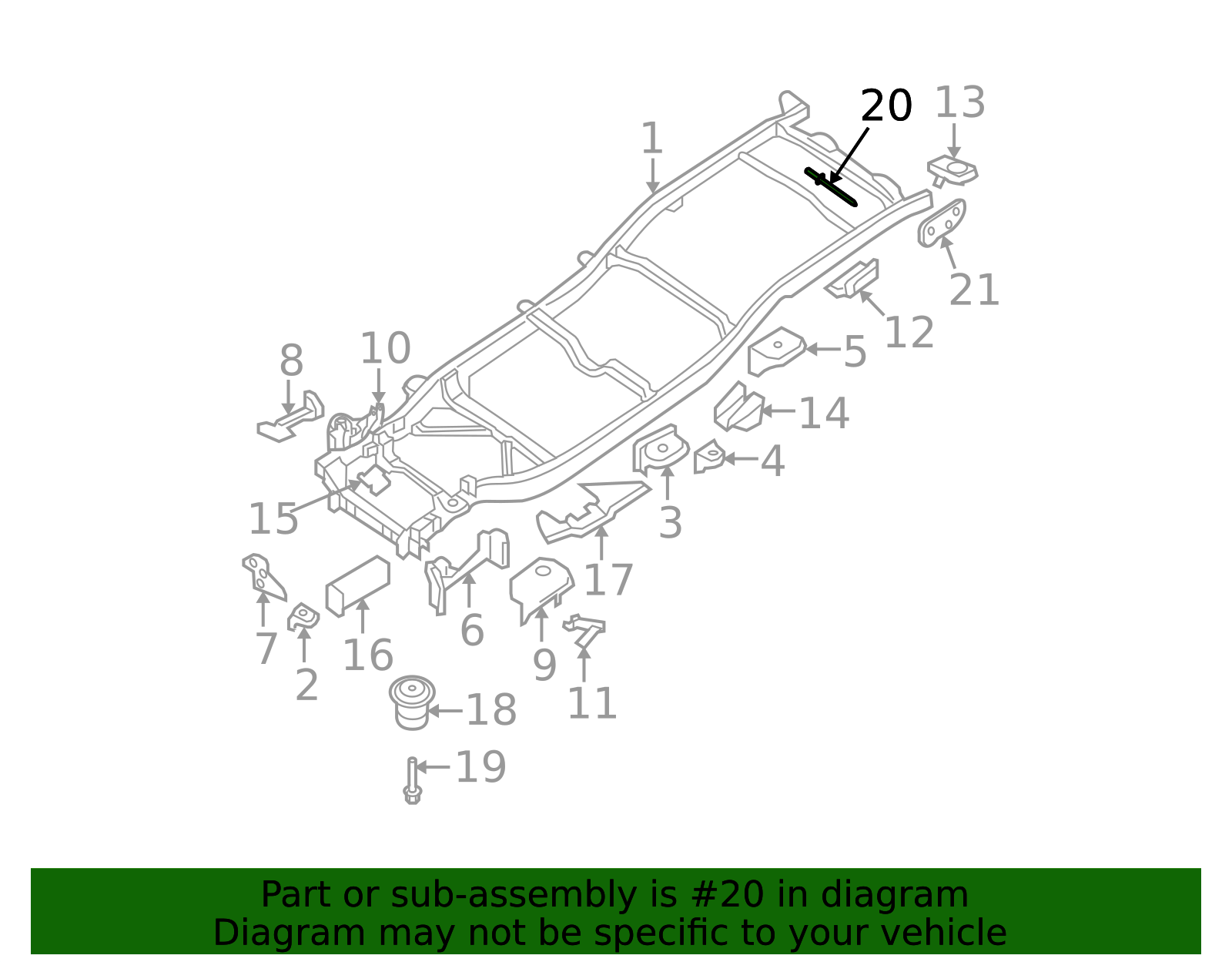 2005-2019 Nissan Frontier Suspension Shock Absorber Stud 50424-EA810 ...