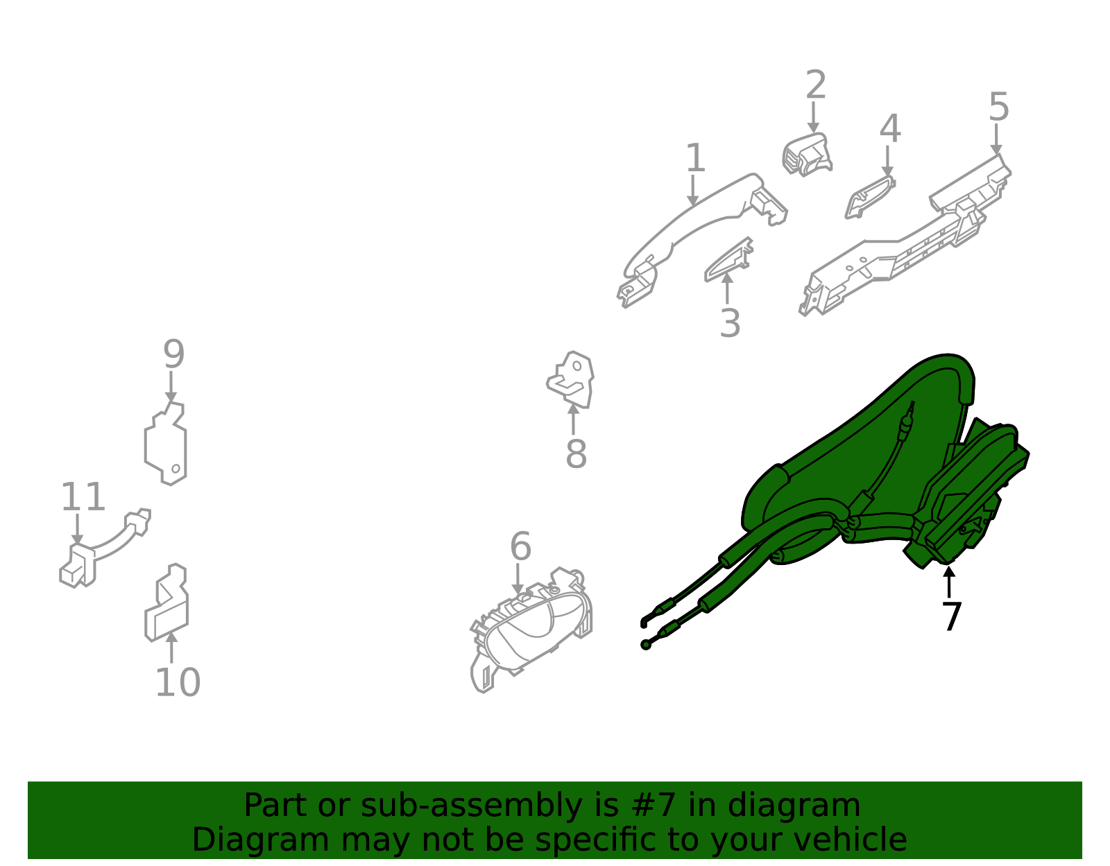 82500-6MA0A - High-Quality Lock Assembly for 2017-2023 Nissan ...