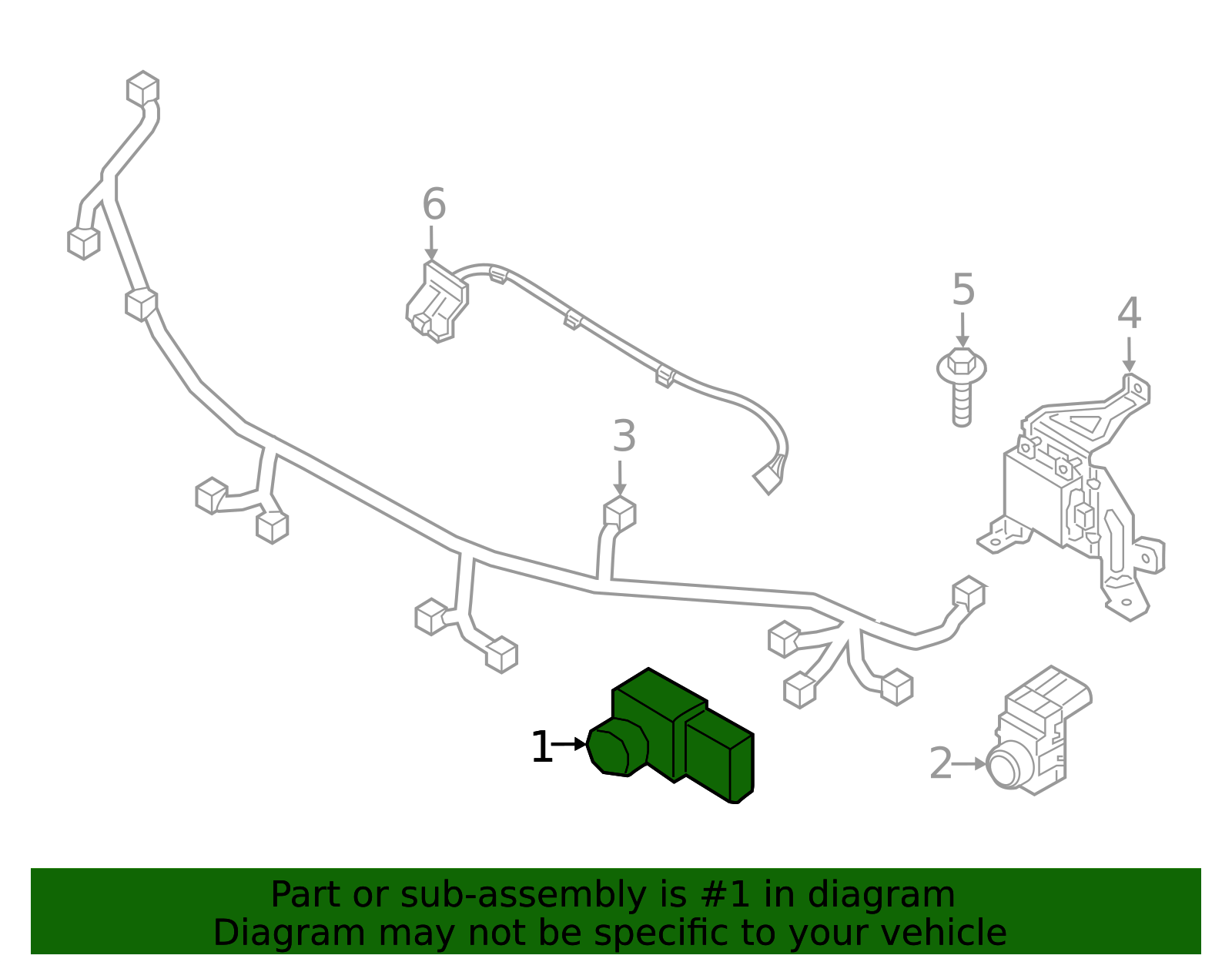 Park Sensor 95721-B1000-YR6 | OEM Parts Online