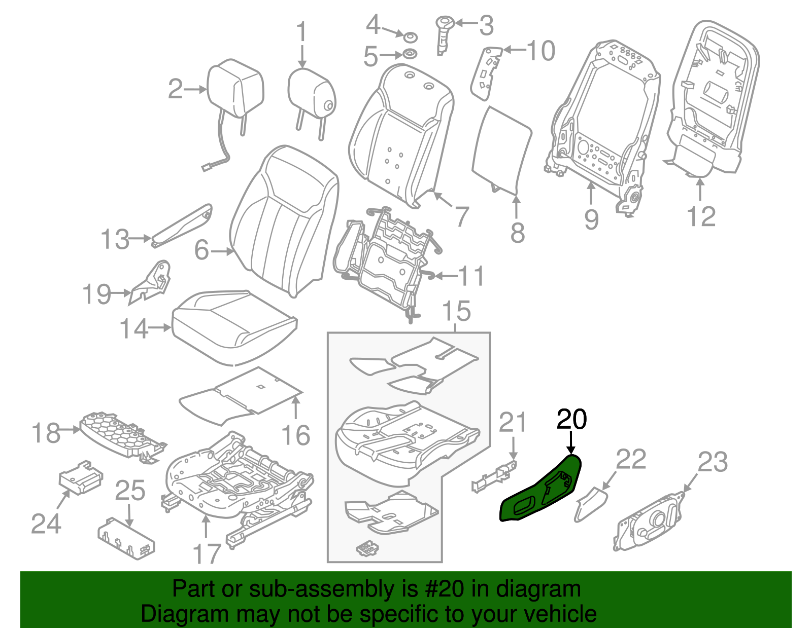 Genuine OEM Outer Finish Panel Part# LR161678 Fits 2017-2023 Land Rover ...