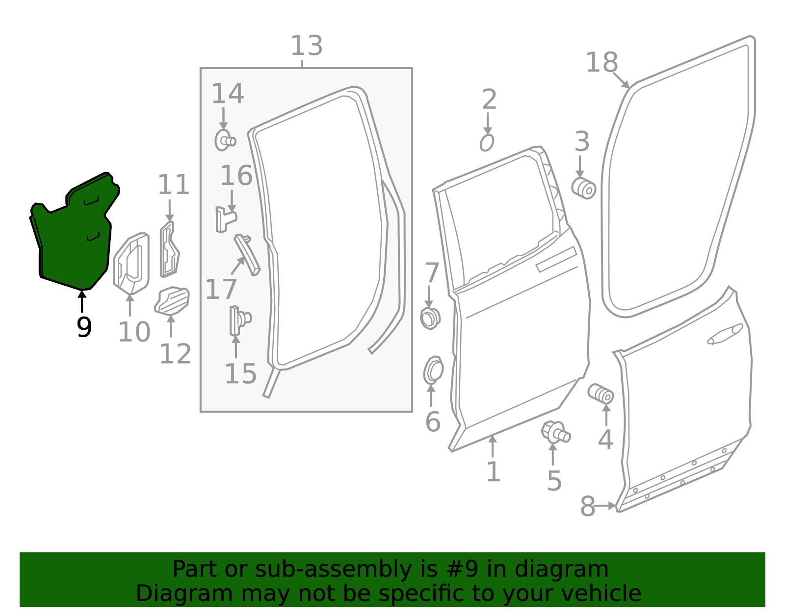 72821-T6Z-A01 - Water Deflector 2017-2025 Honda Ridgeline | Honda Parts ...
