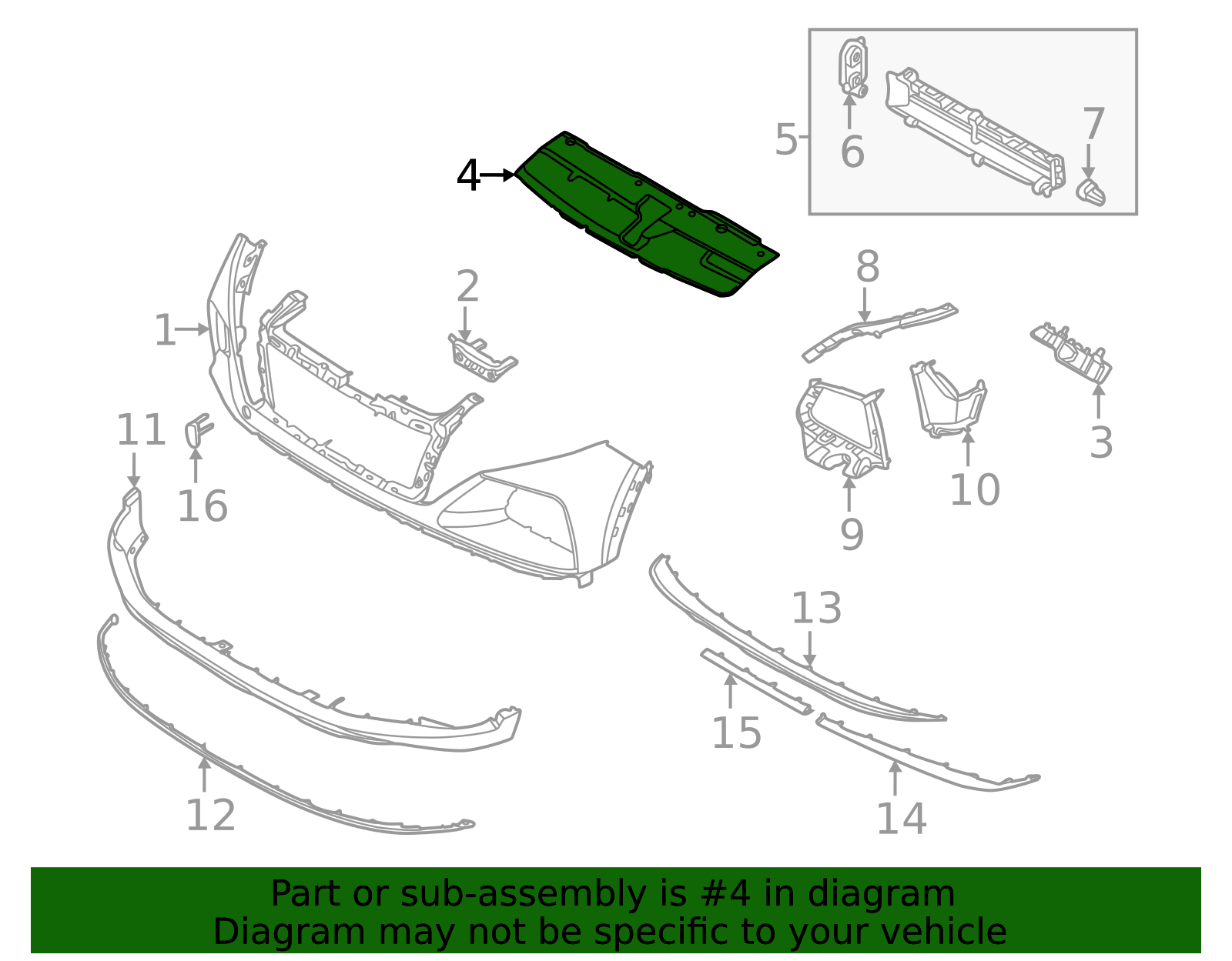 2022-2024 Hyundai Tucson Radiator Support Access Cover 86390-N9010 ...