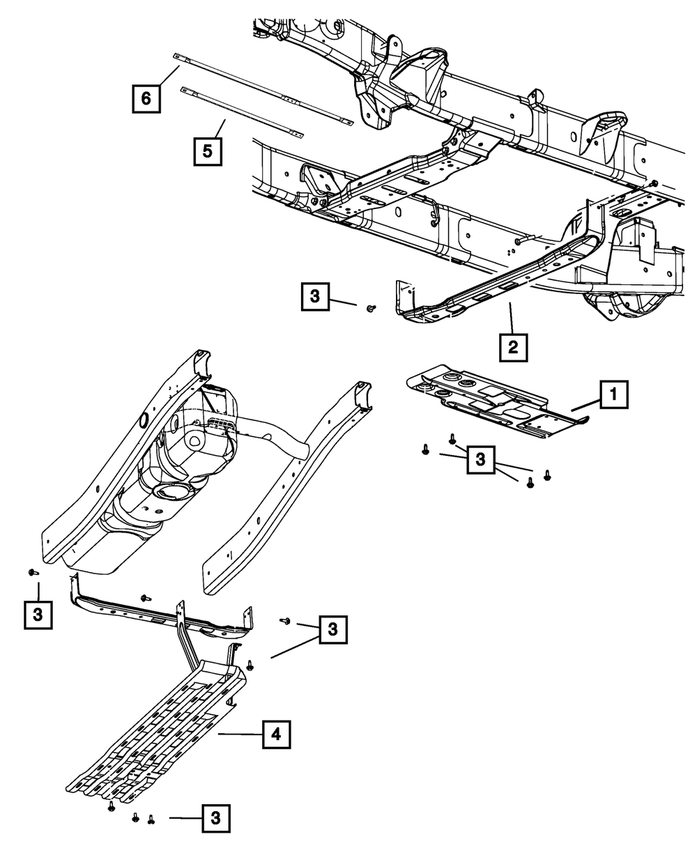 68196501AB - Fuel Tank Skid Plate 2014-2026 Ram 2500 | The Official ...