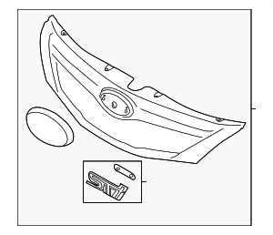 2011-2014 Subaru Impreza Grille Assembly 91121FG100 | Subaru Parts Guys