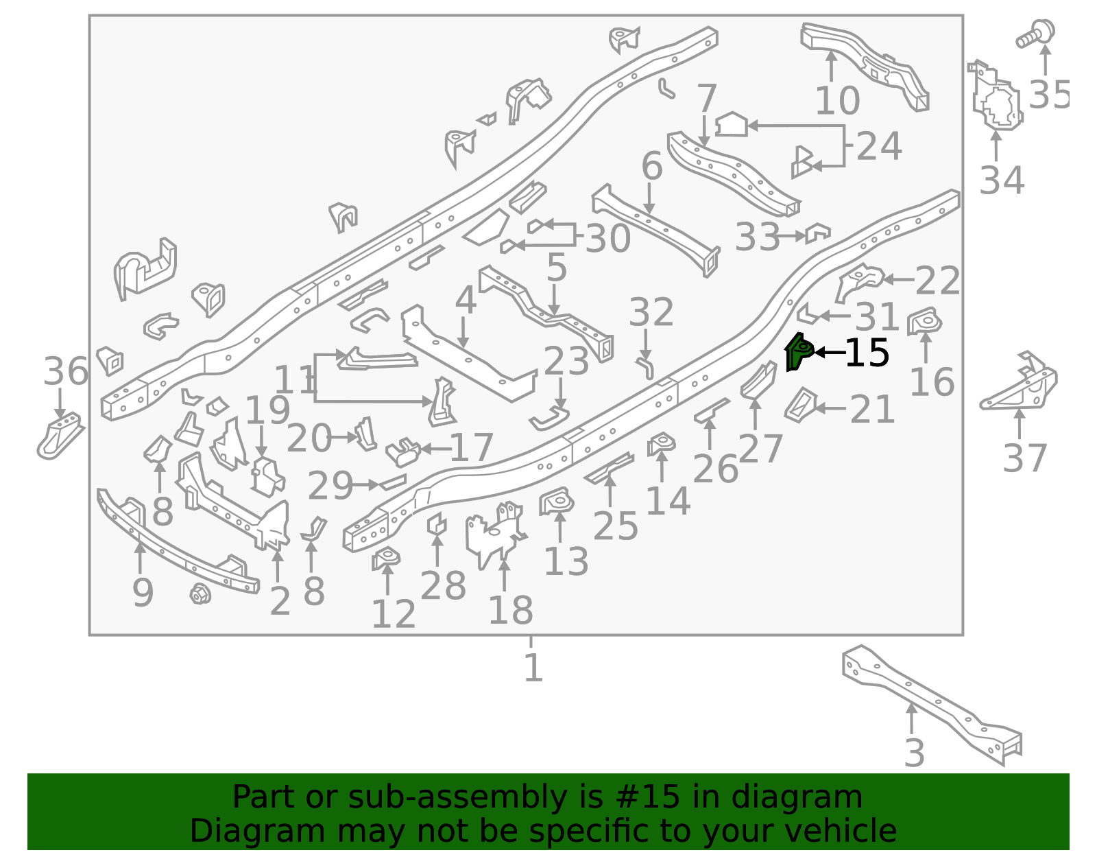 2011-2020 Infiniti Cab Mount Bracket 95143-1LA0A | Infiniti of Orland Park