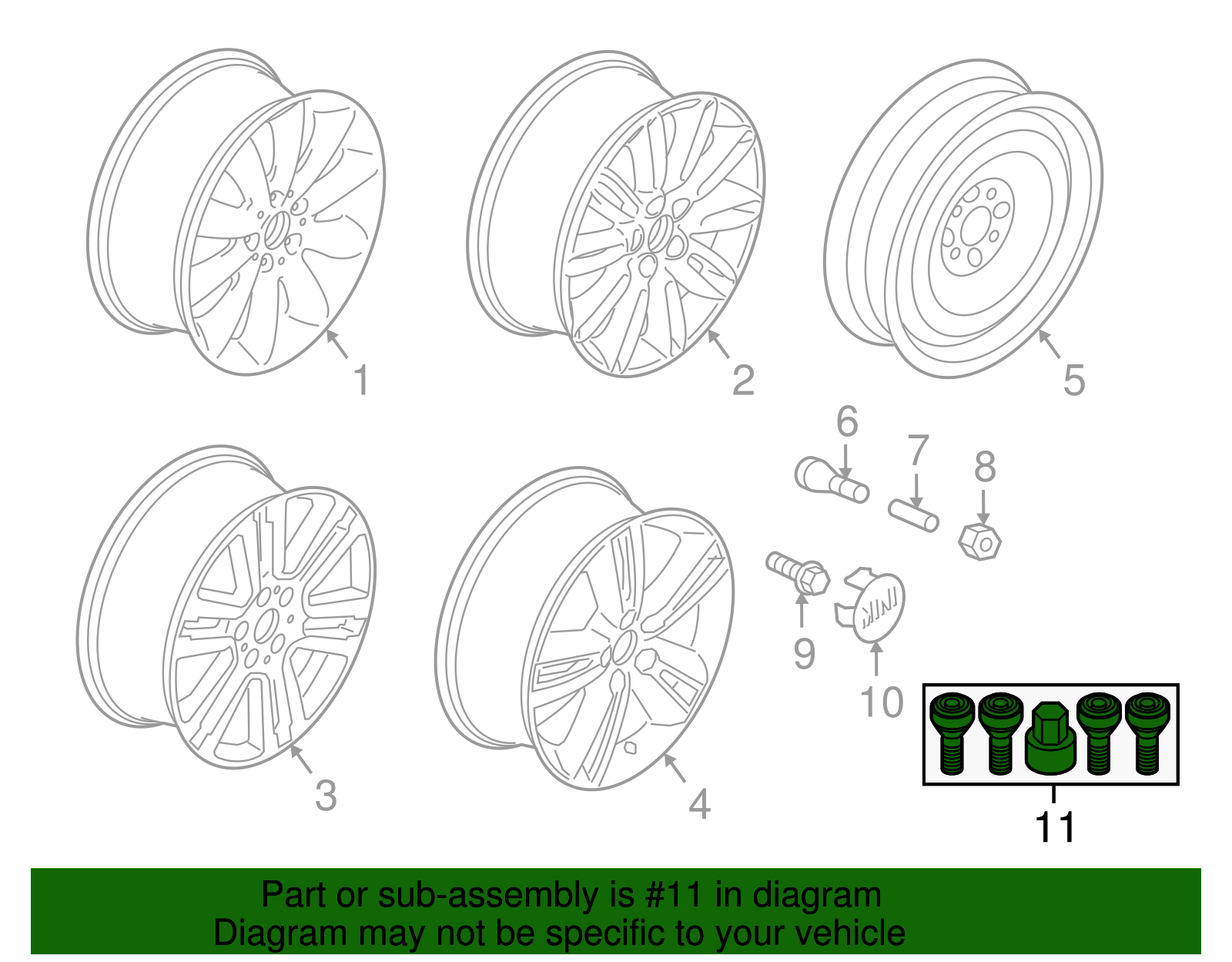 36-13-6-857-149 - Center Cap MINI (Quantity of 1)) | BMWPartsHub