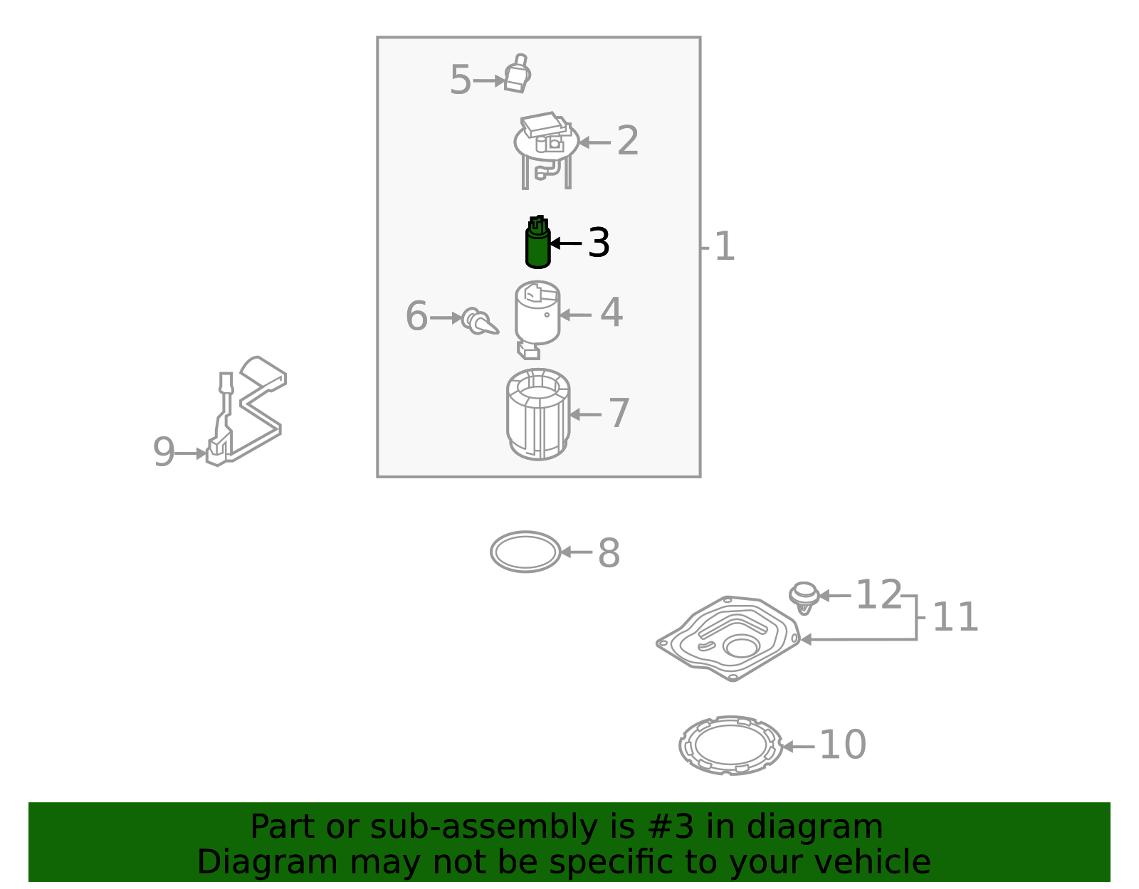 31119-L1400 - Fuel Pump 2025 Kia Sorento | Kia.Parts Store