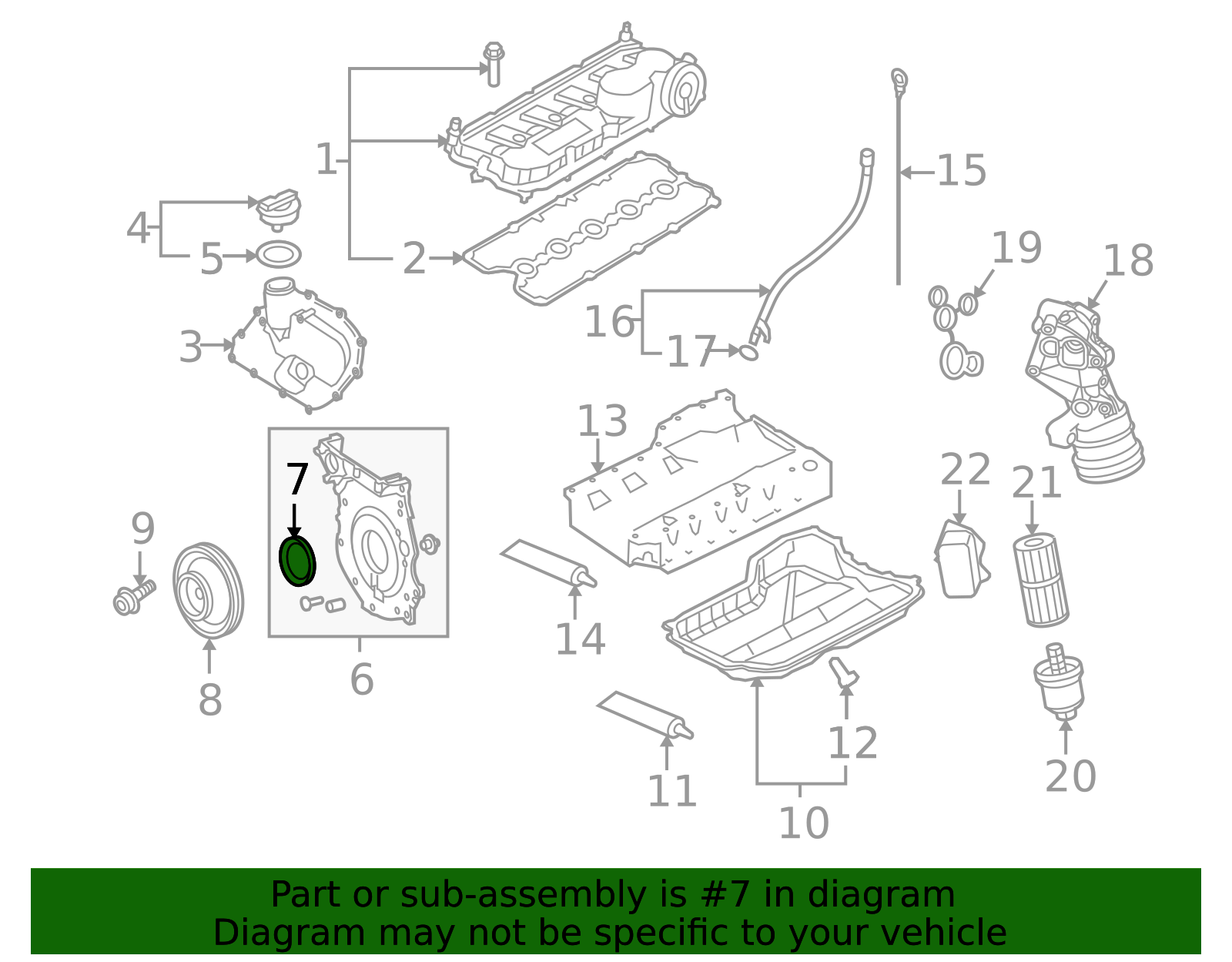 07K-103-151-C - Rear Main Seal Retainer Wolfsburg Parts Direct