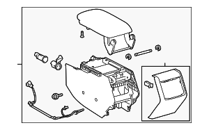 2016-2018 Toyota Avalon Center Console 58810-07120-C3 | Toyota Parts Center