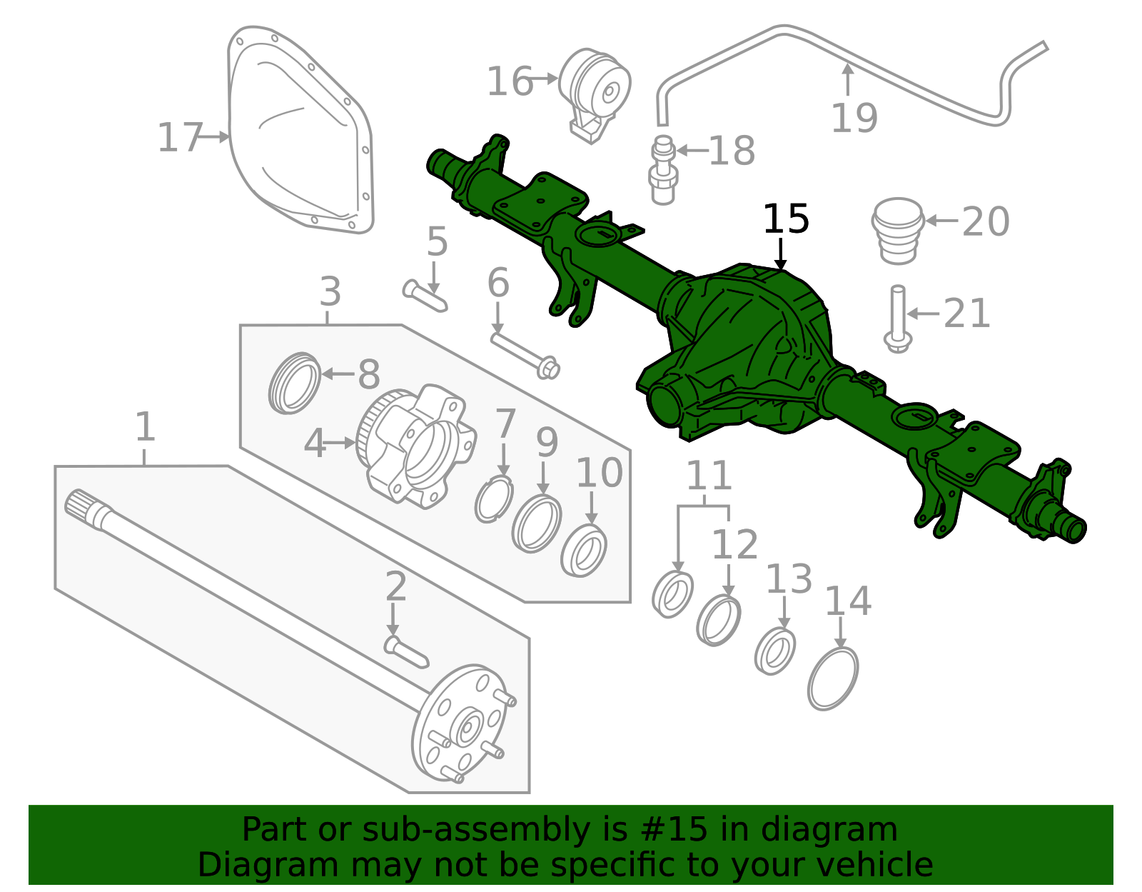 2015-2026 Ford Axle Housing CK4Z-4010-N | OEM Parts Online