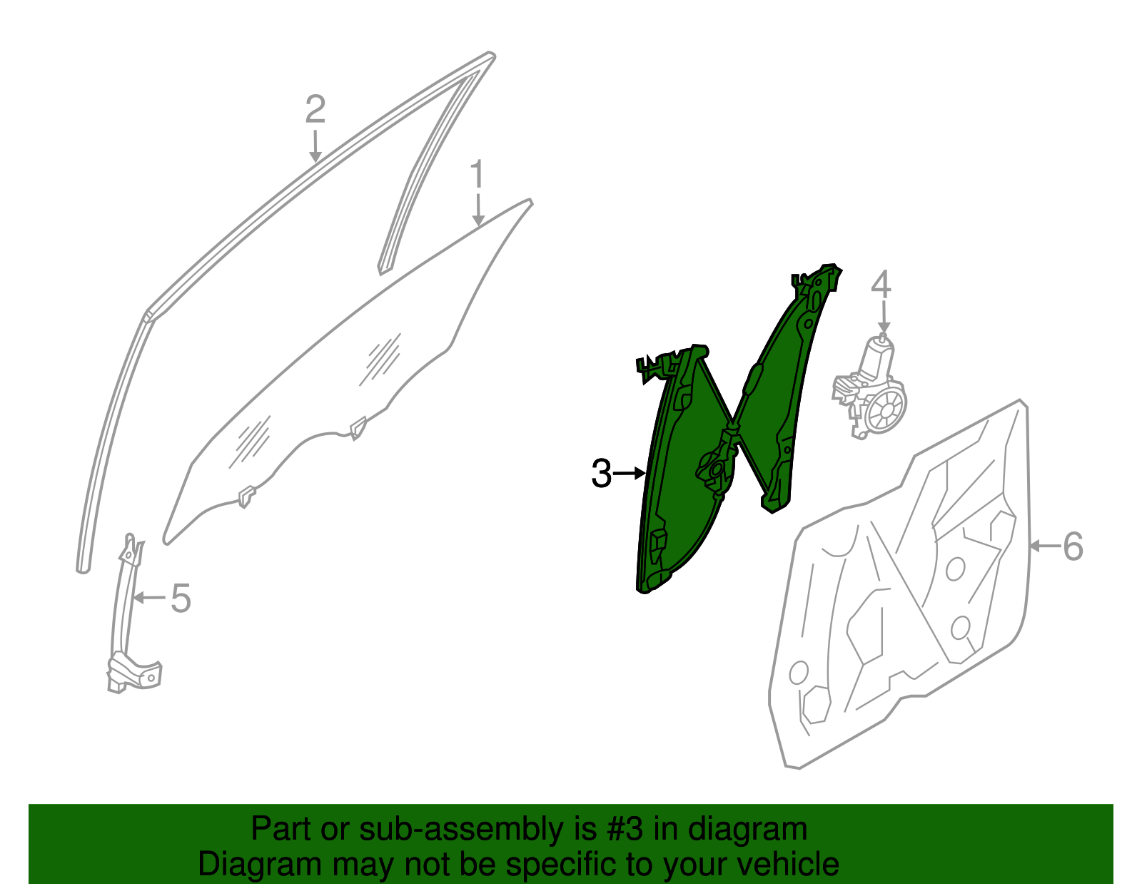 2009-2014 Nissan Murano Window Regulator 80721-1AA0A | Scott Evans ...