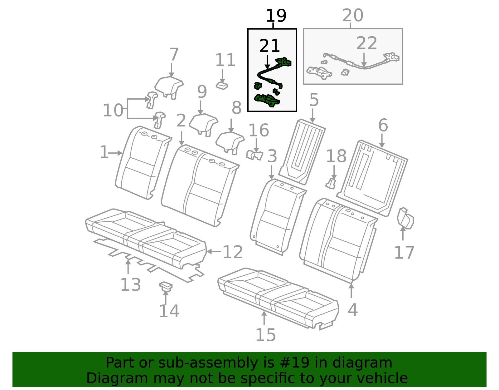 82220-SVA-013 - High-Quality Seat Back Lock for 2006-2011 Honda Civic ...