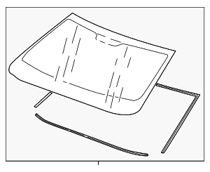 84133729 - Windshield 2017-2024 Chevrolet Camaro | Group 1 Auto Parts