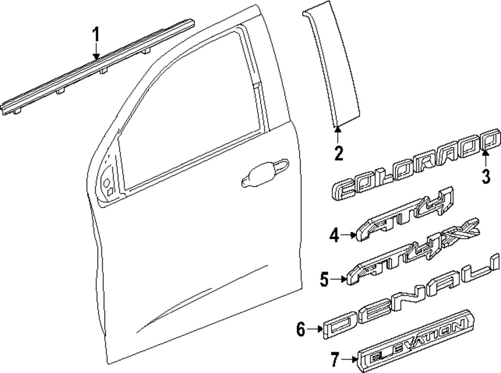 2023-2025 GM Black Out Tape 86535621 GM | GMPartsDirect.com