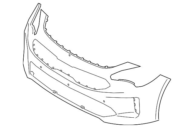 2021 Kia Stinger Bumper Cover 86510-J5600 | Kia Automotive Parts