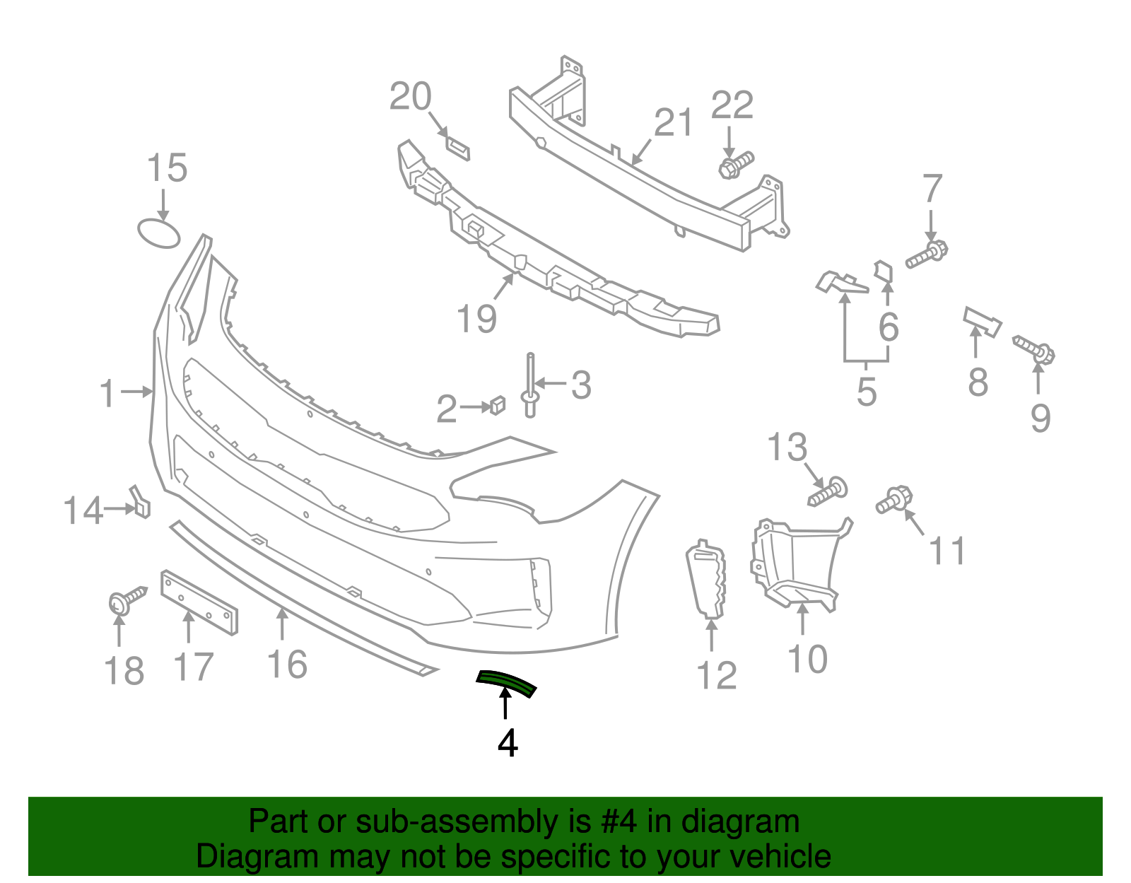 86556-J5000 - Lower Bracket 2018-2020 Kia Stinger | Kia.Parts Store