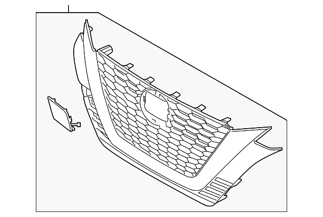 2022 Nissan Altima Upper Grille 62310-9HF0D | My Nissan Part