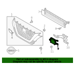 Genuine Front Distance Sensor (l34 P15) - 28438-5FA6A | NissanParts.cc ...