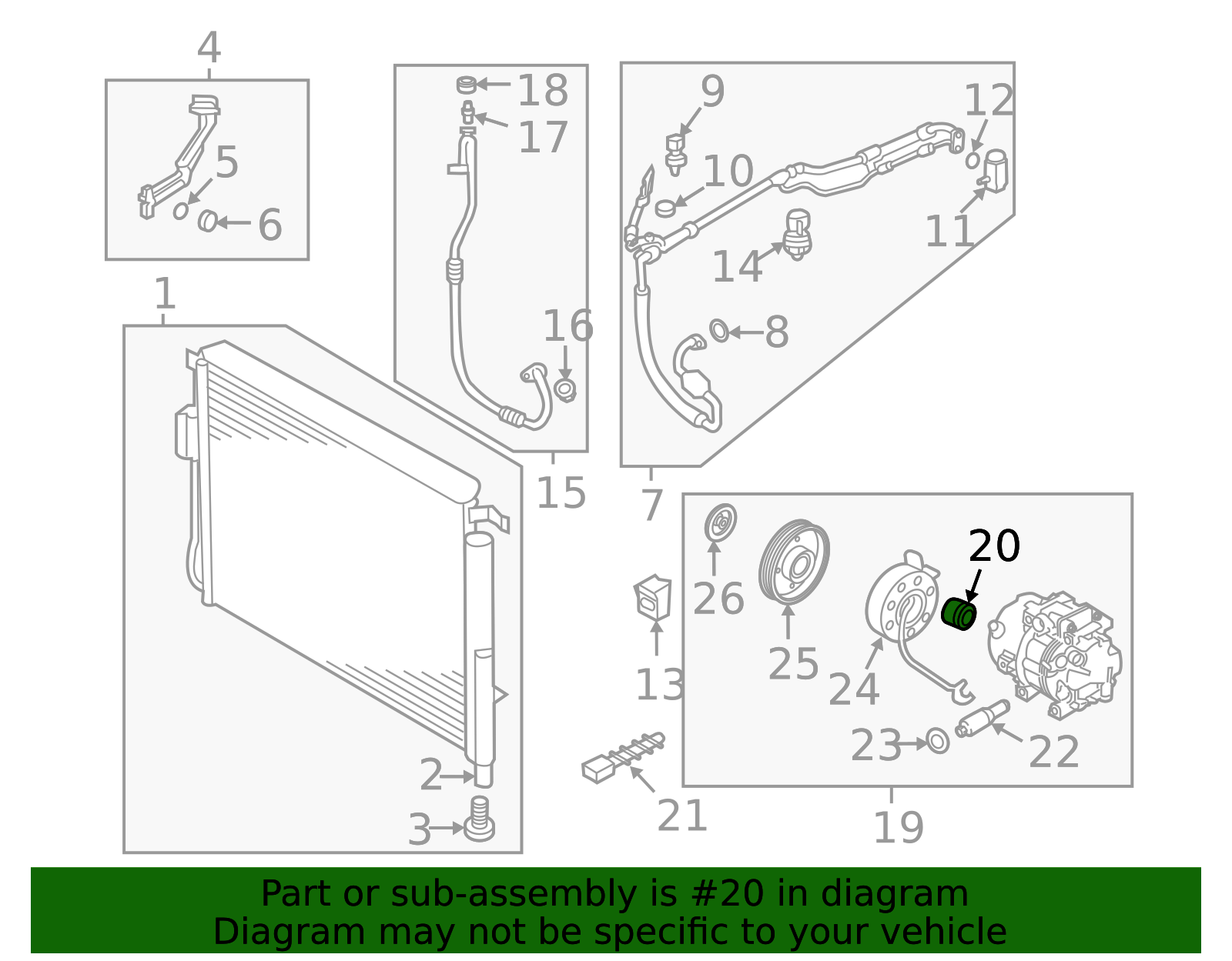 97707-33300 - Compressor Assembly Seal 2016-2025 Kia | Kia.Parts Store