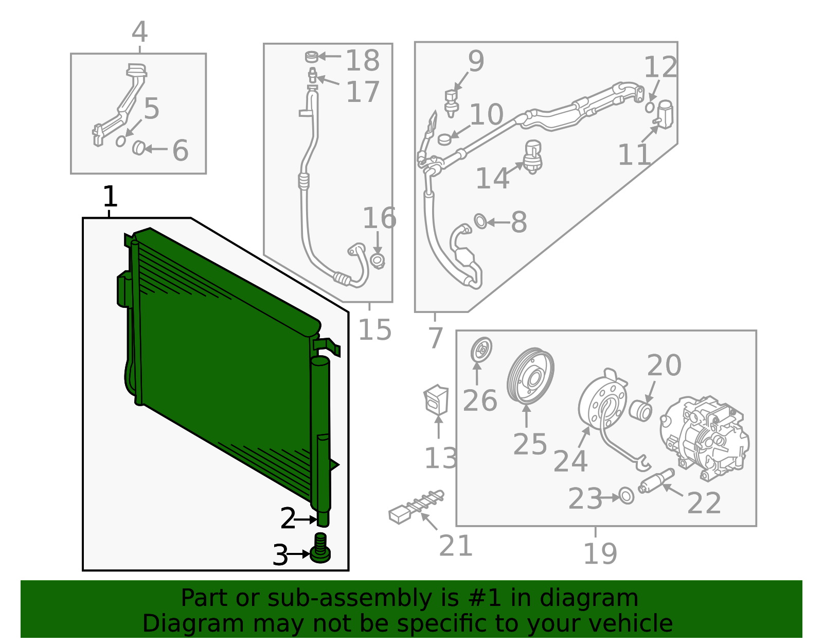 2020-2025 Kia Telluride A/C Condenser 97606-S9100 | OEM Parts Online