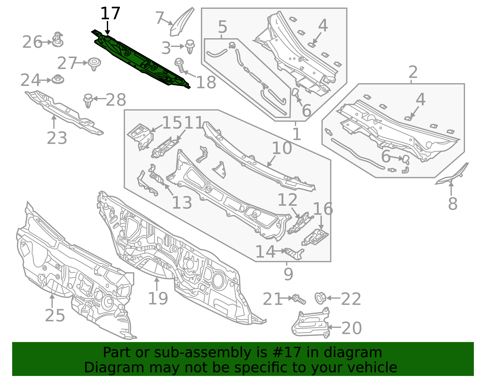 2013-2016 Mazda CX-5 | Cross-Member | KD53-56-H1XA | Mazda Online Parts