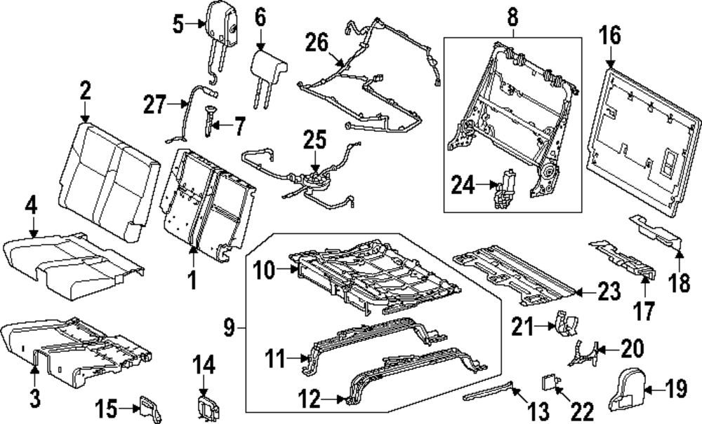 2023-2025 Toyota Sequoia Plate 73505-0C030 | Toyota Parts Center