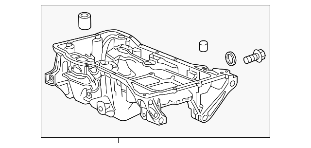 11200-64A-A00 - 2022-2025 Honda - Oil Pan | Genuine Honda Parts