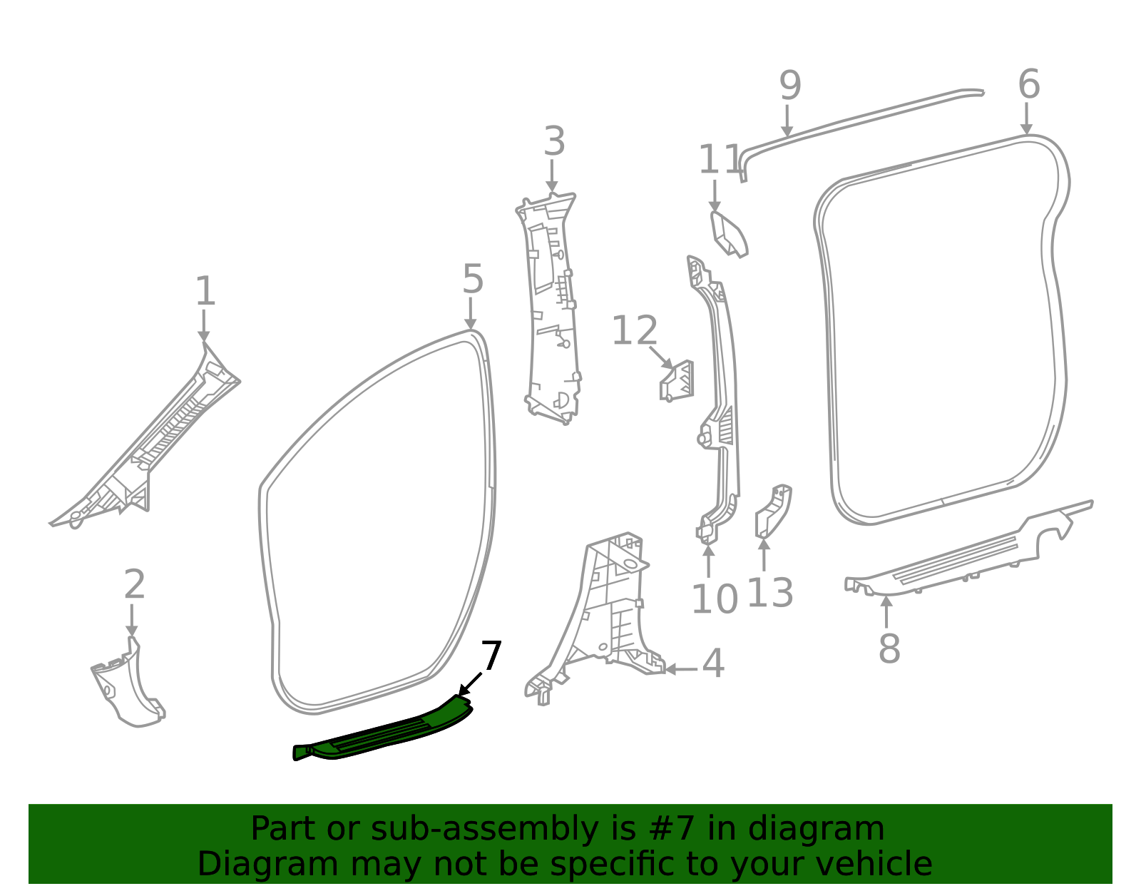 Door Sill Plate 67914-08030-C0 - Genuine Toyota Protection | AutoNation ...