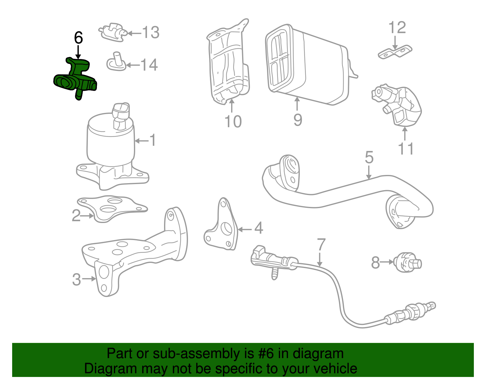 12615135 - 2004-2009 GM - Manifold Absolute Pressure (MAP) Sensor ...