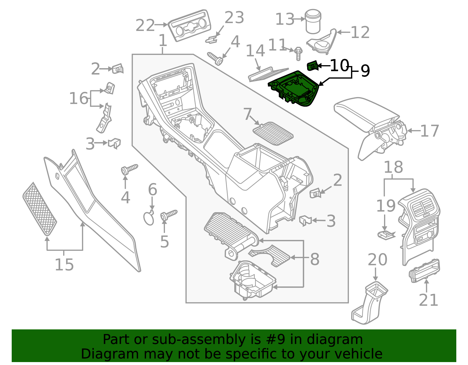2018-2024 Volkswagen Tiguan Gear Indicator 5NN-864-263-C-IX2 | QuirkParts