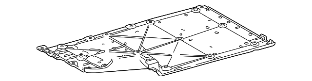 2016-2020 Toyota Mirai Under Cover 58166-62010 | Toyota Parts Center