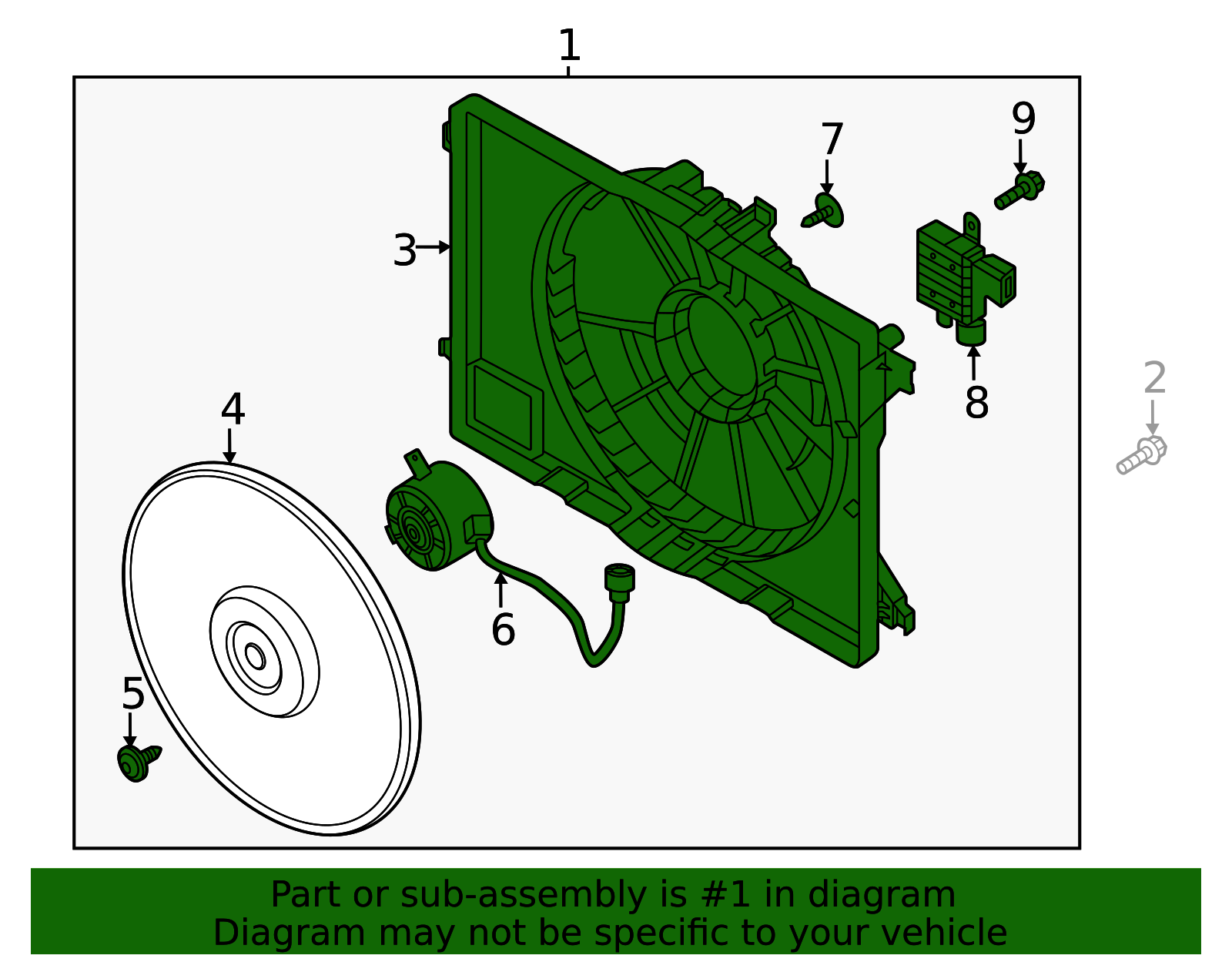25380-G7000 - Fan Assembly 2019-2022 Kia Niro EV | Kia.Parts Store