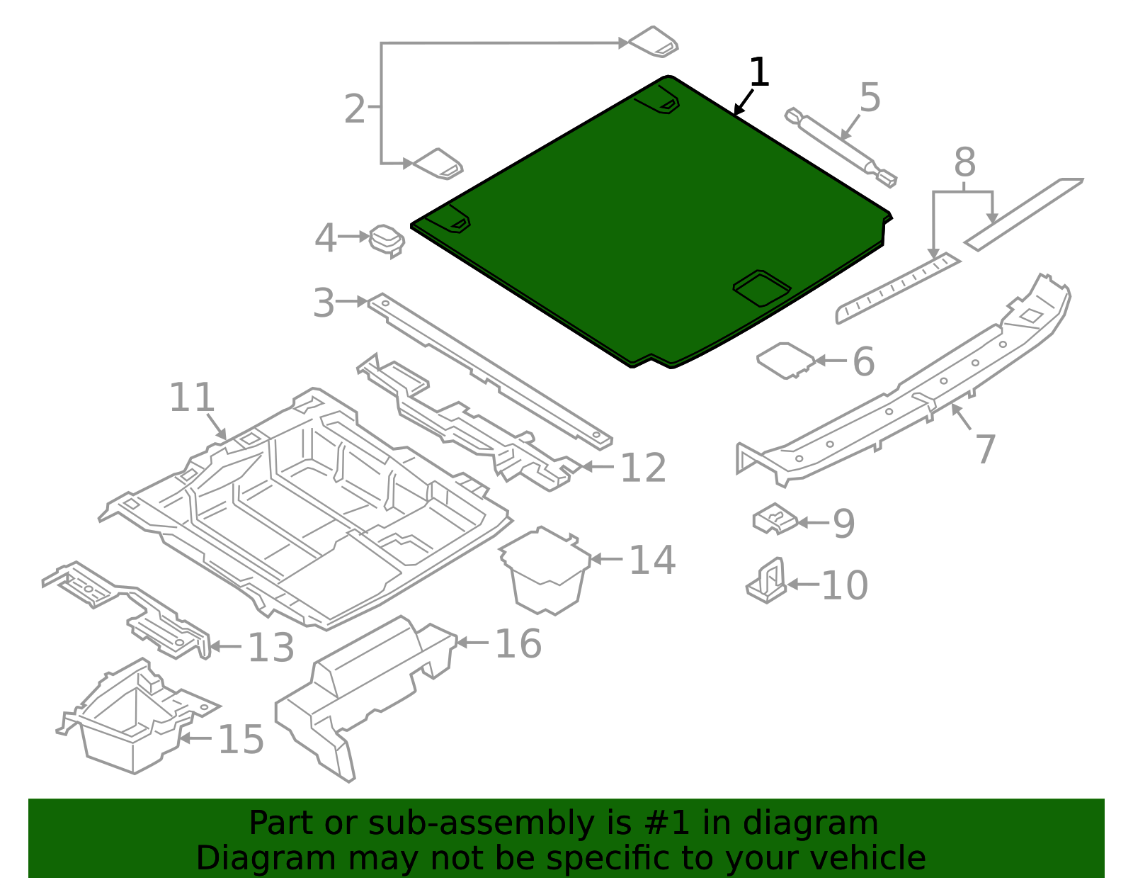 Genuine BMW 51-47-7-481-903 | Floor Cover | FREE Shipping on Most ...