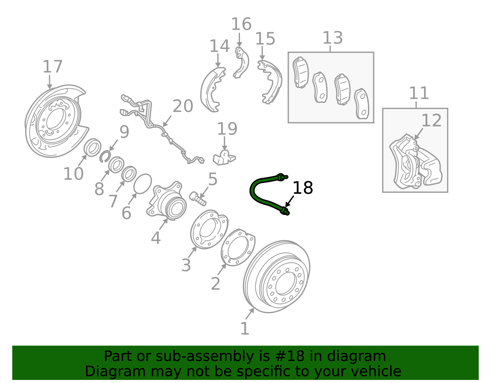 2010-2014 Toyota Flex Hose 90947-02H01 | Toyota Parts Center