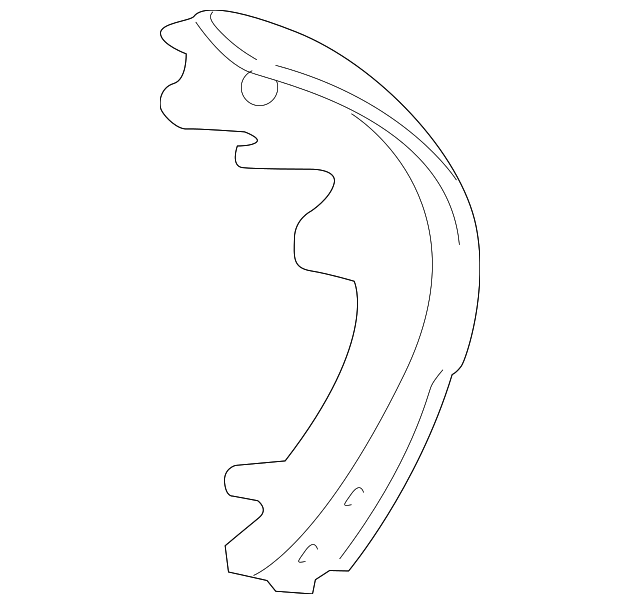 2001-2024 Toyota Parking Brake Shoe (Left, Right) 46540-60060 | OEM ...