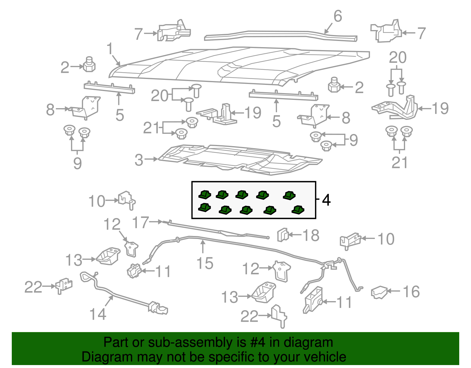 2015-2025 Mopar Clip 68073364AA | Mopar Parts Canada