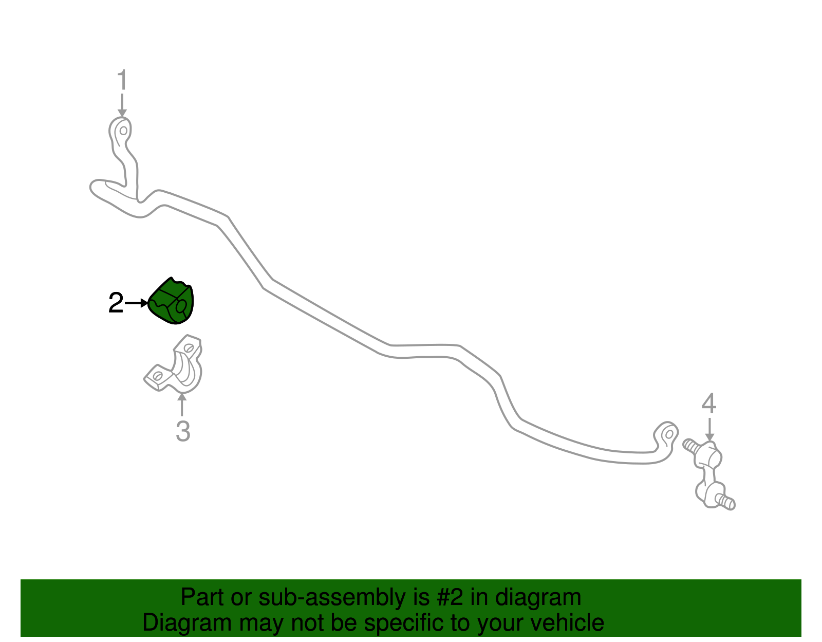 20414SA000 - Bushing - 2000-2008 Subaru | World OEM Parts Subaru