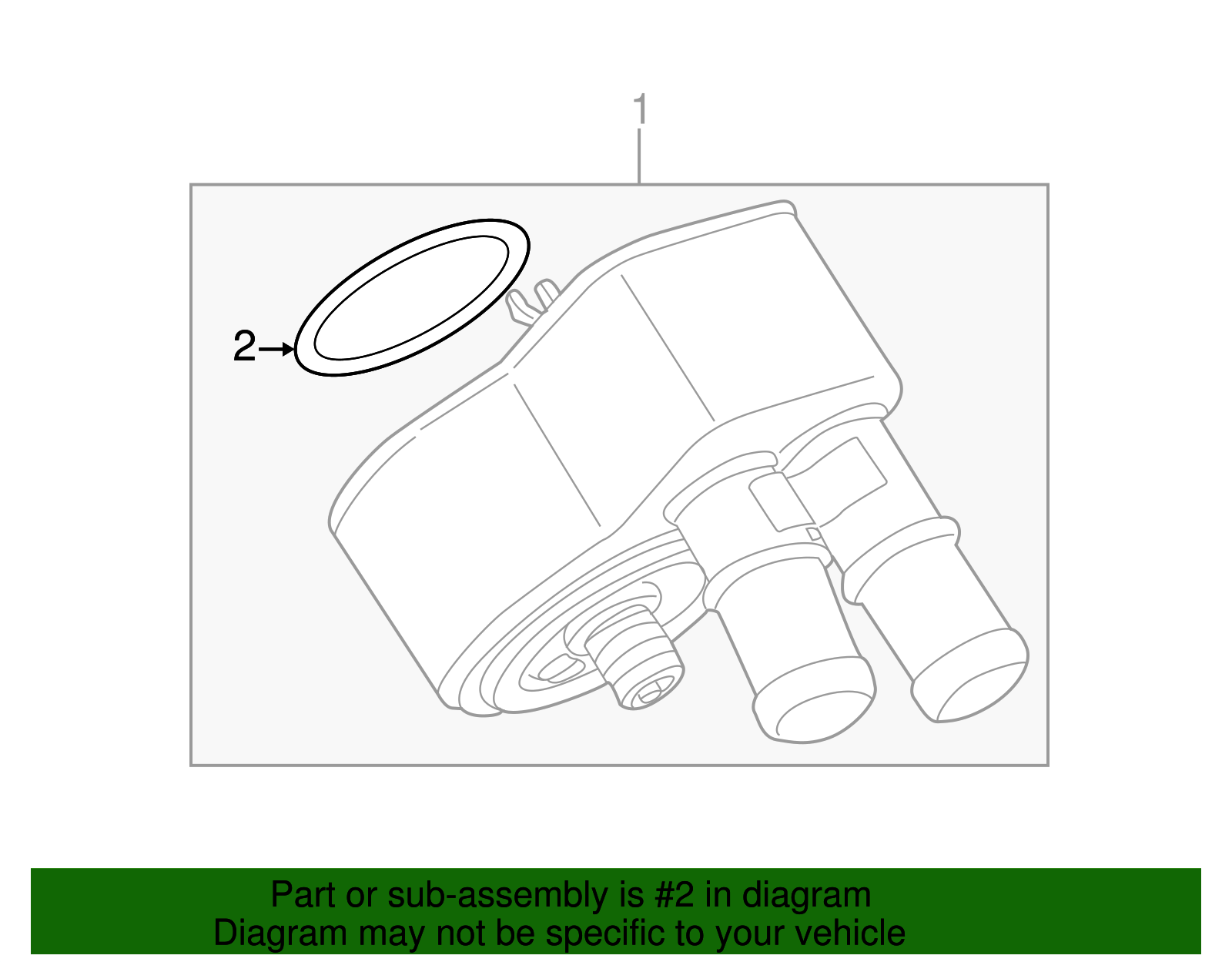 JLM21003 - Oil Cooler Seal 2000-2008 Jaguar | OEM Euro Parts