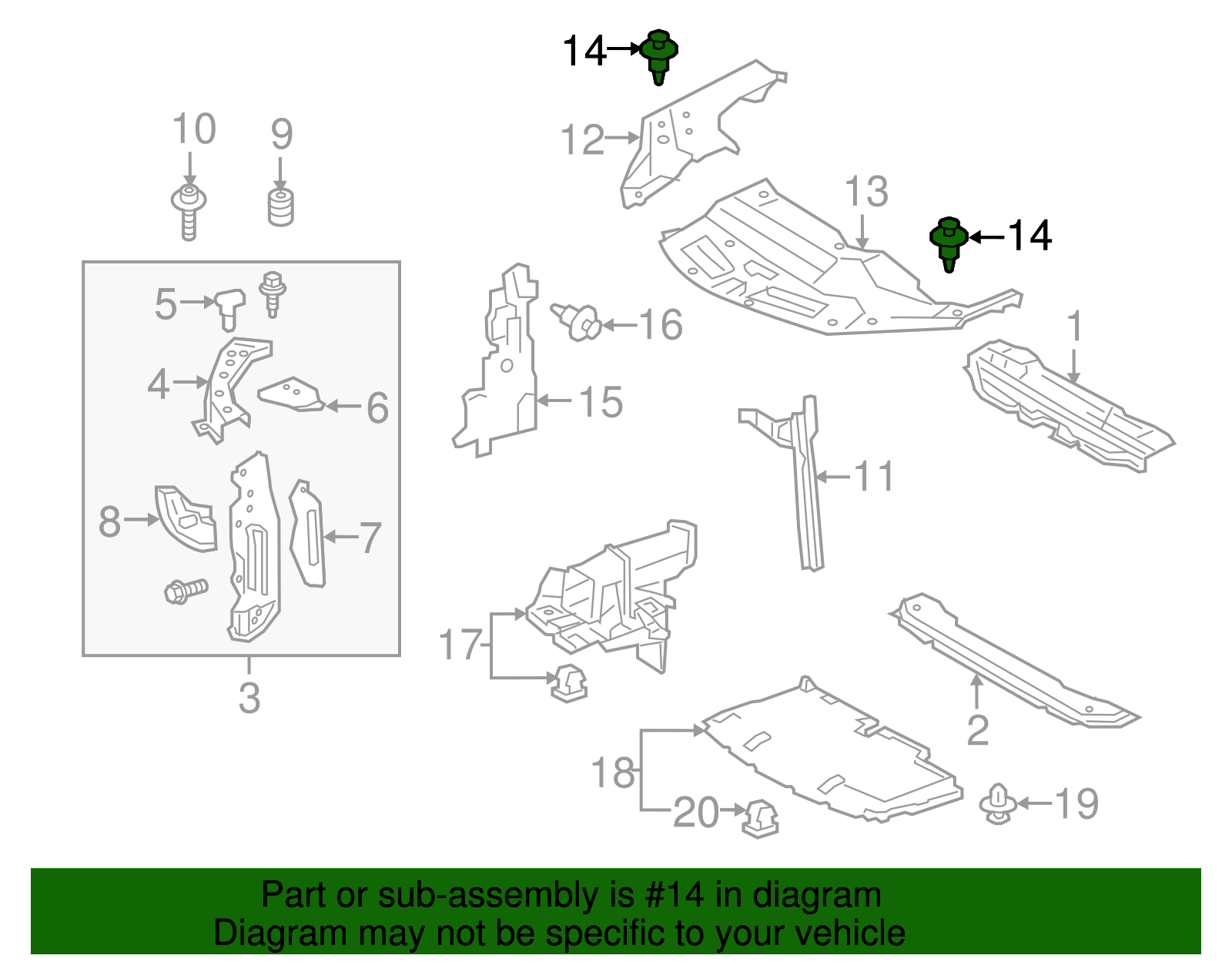 90467-07217 - Sight Shield Clip 2010-2025 Lexus | Lexus of Stevens ...