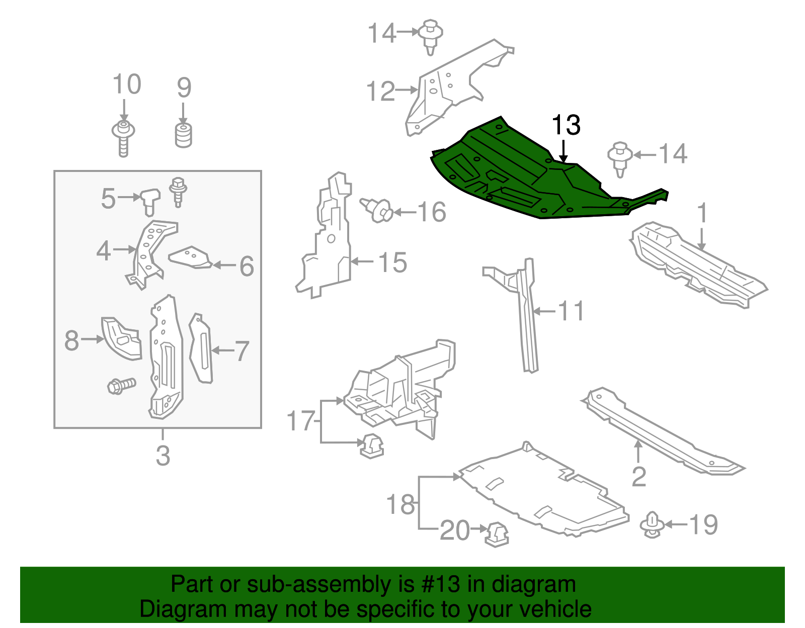 2019-2024 Lexus Sight Shield 53295-24030 | OEM Parts Online