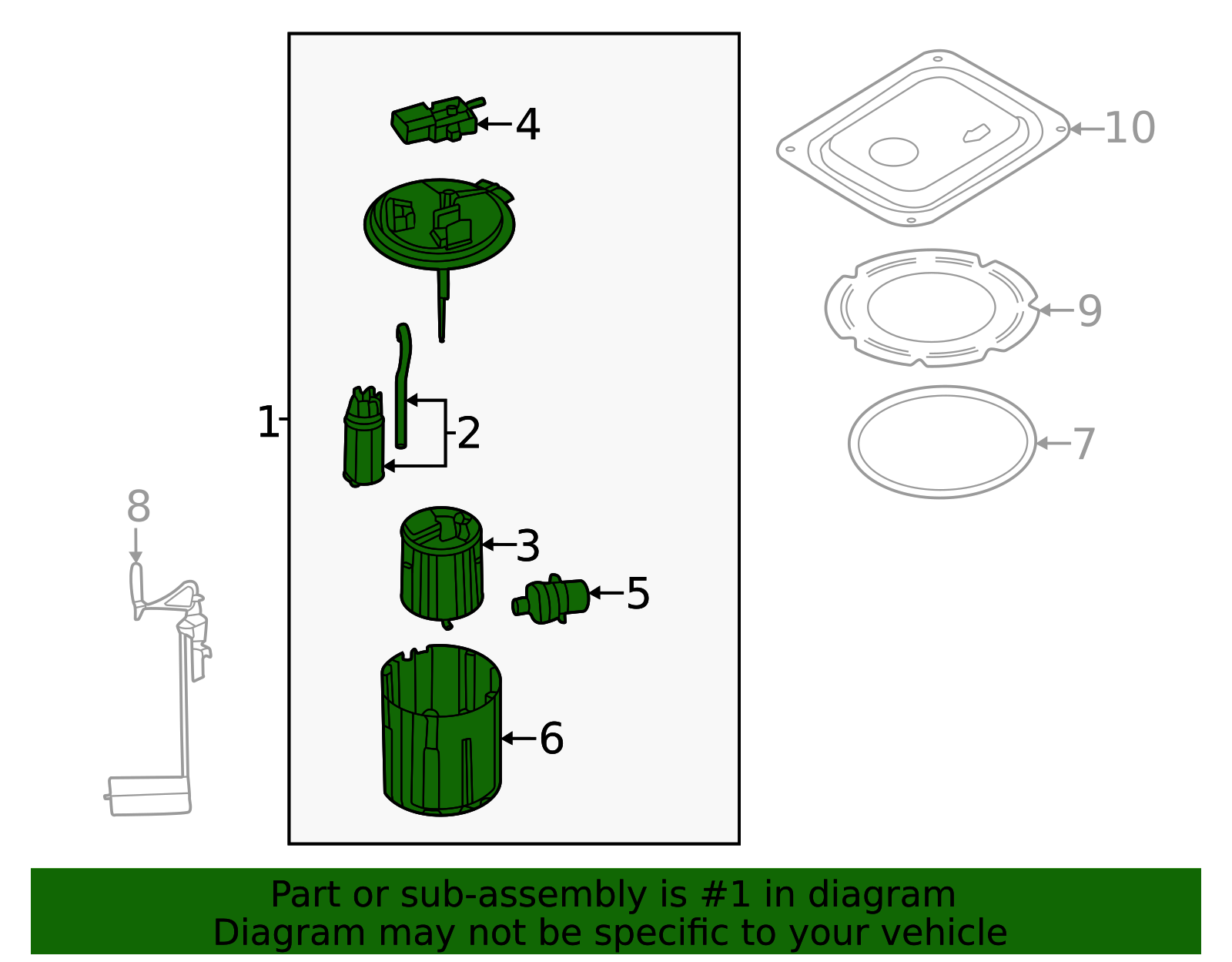 31120-R0500 - Fuel Pump Assembly 2022-2025 Kia Carnival | Kia.Parts Store