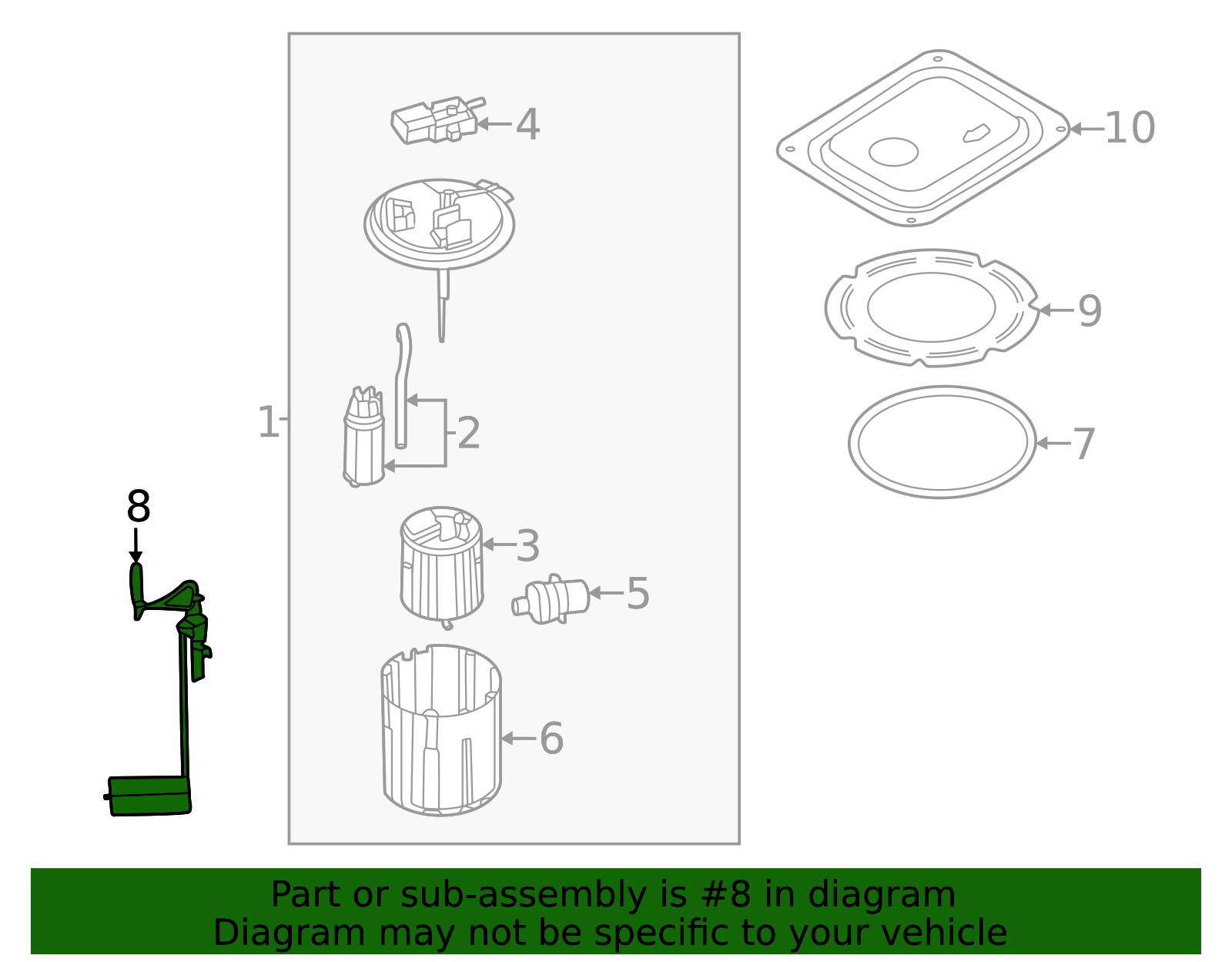 94460-R0300 - Fuel Gauge Sending Unit 2022-2025 Kia Carnival | Kia ...