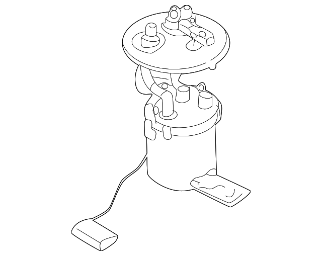 2000-2002 Jaguar S-Type Fuel Pump Assembly XR822164 | OEM Euro Parts
