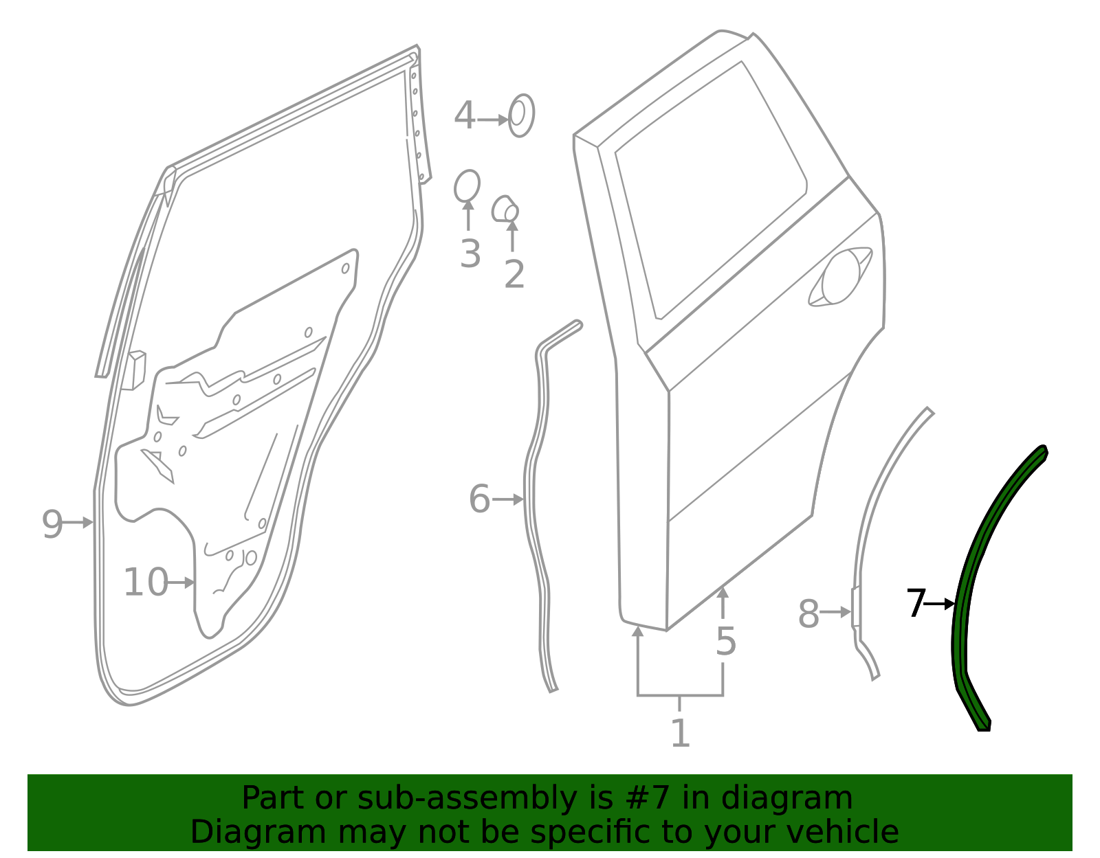 Door Seal – OEM Weatherproofing for a Quieter Ride | AutoNation Parts