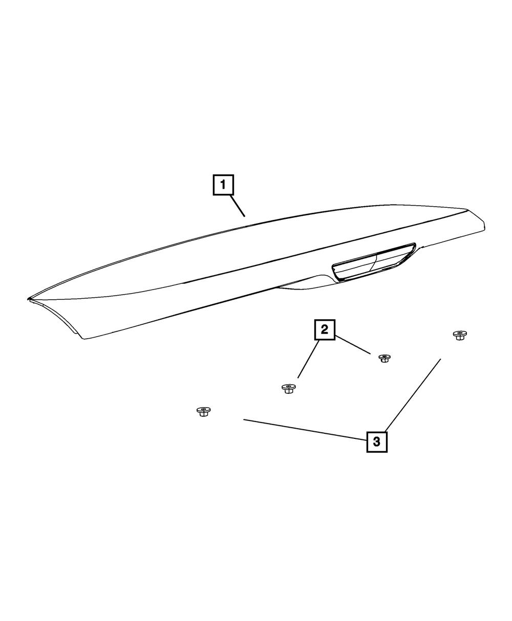 68105149AD - Lift-Gate Spoiler 2011-2020 Dodge Durango | The Official ...