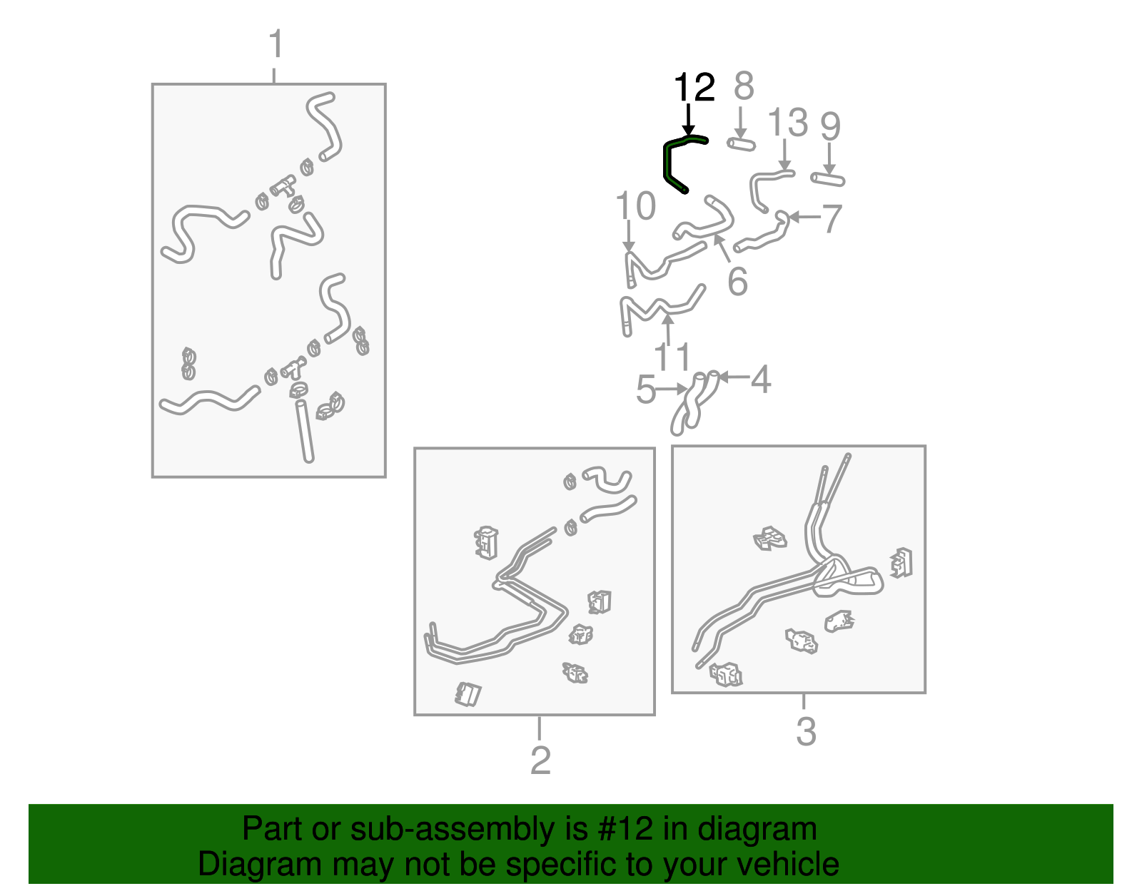 2004-2010 Toyota Sienna Water Pipe 87248-08100 | OEM Parts Online