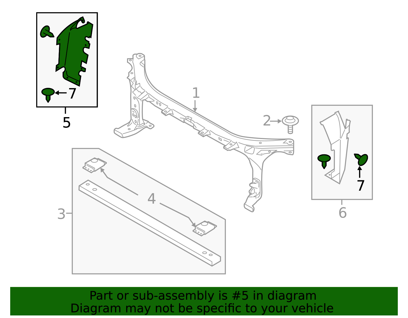 Air Deflector SL1Z-17626-C | OEM Parts Online