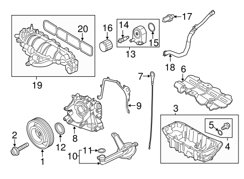 Intake for 2014 Ford Escape | Ford Parts Direct