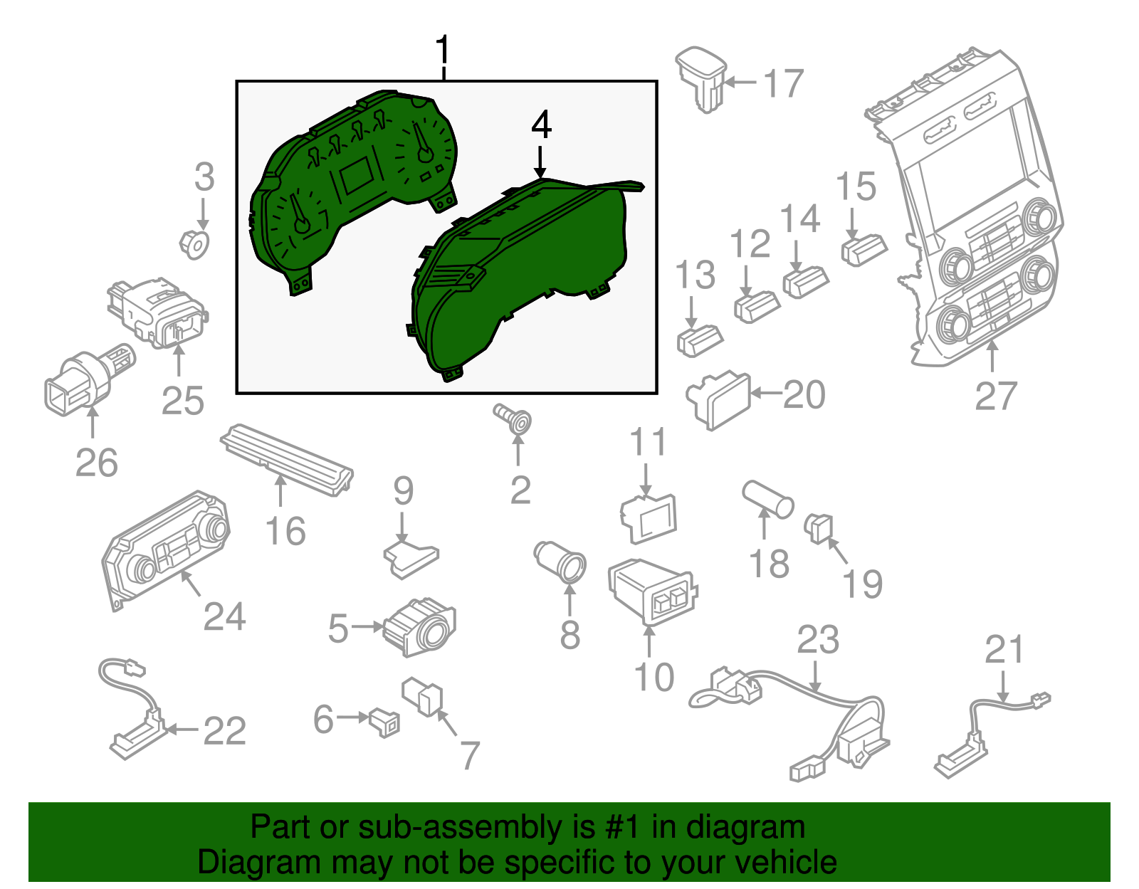 2020-2022 Ford F-350 Super Duty | Cluster Assembly | LC3Z-10849-F ...