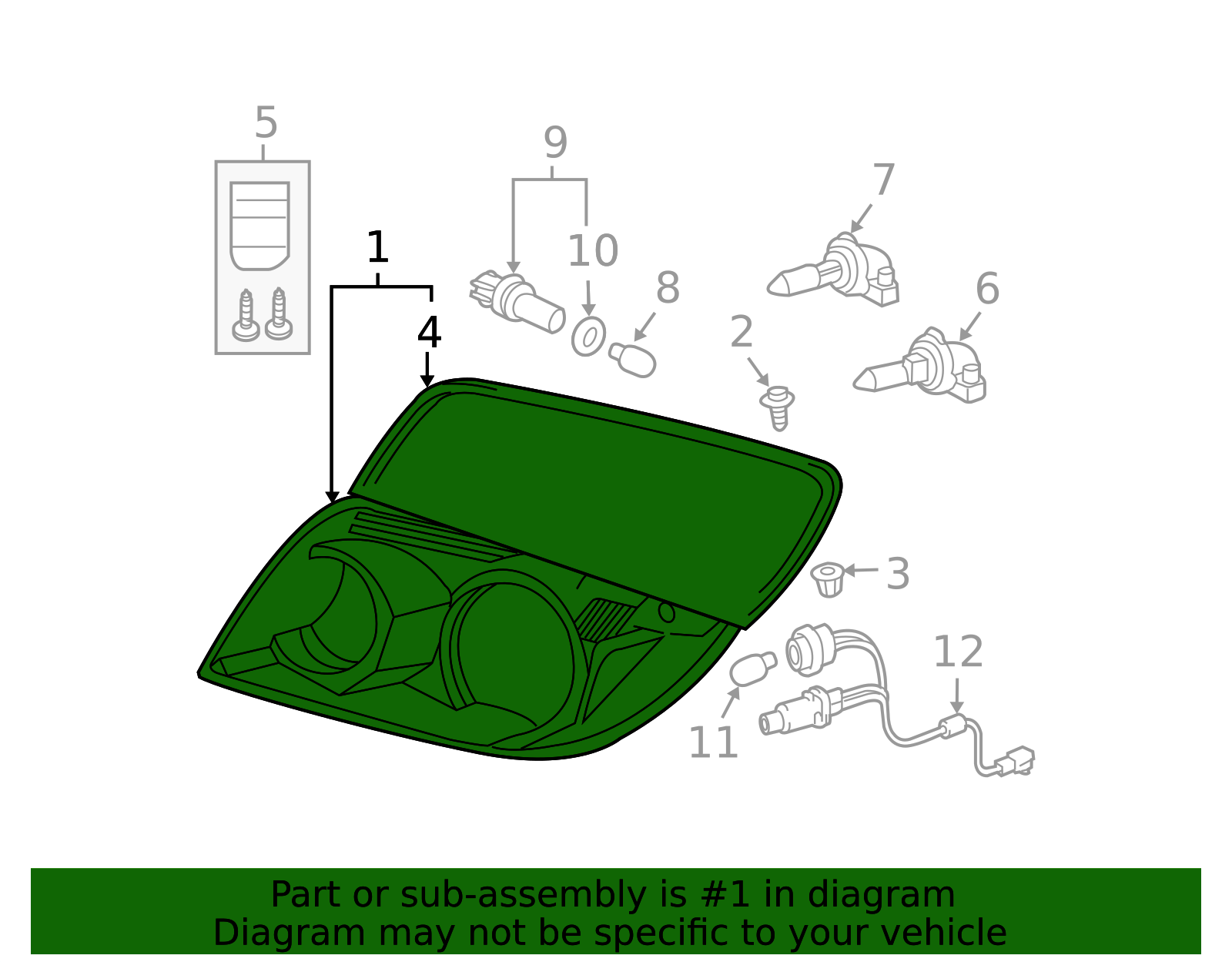 8113035420 - Unit Assy, Headlamp, 2003-2005 Toyota 4Runner | Longo ...